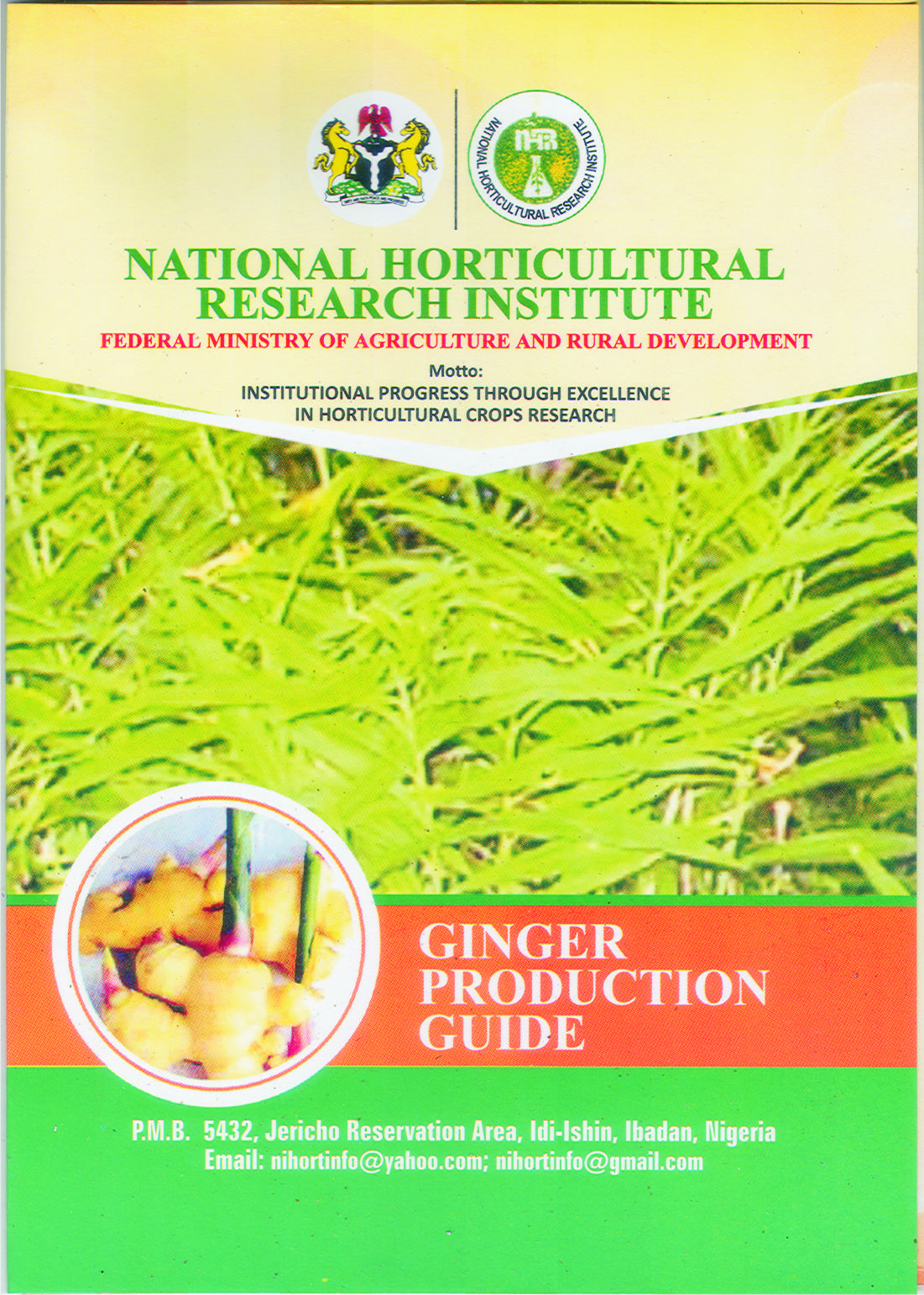 Production Manuals – NIHORT