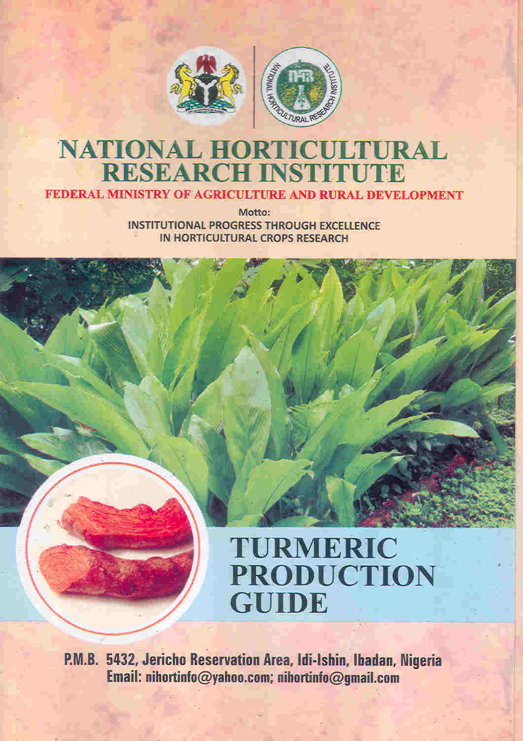 Production Manuals – NIHORT